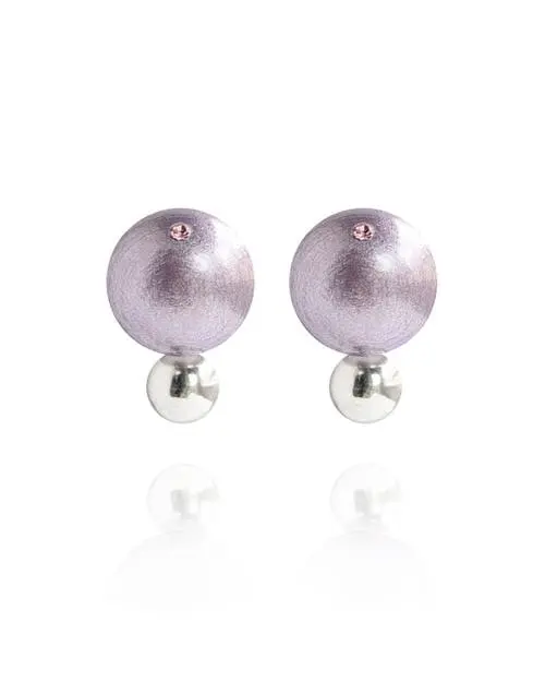 SAULE LABEL Lumi Earrings - Violet Ash