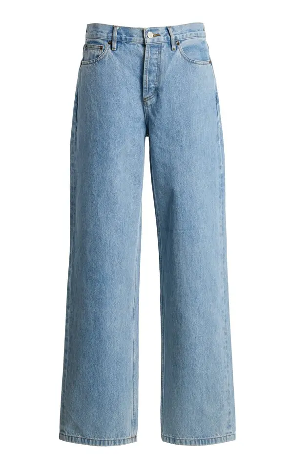 Still Here Rigid Relaxed-leg Jeans - Light Wash
