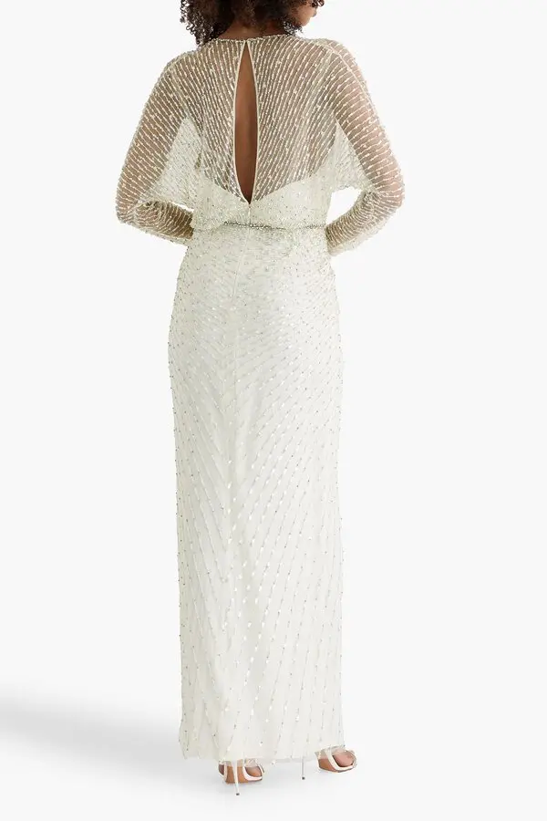 Jenny Packham Nina Embellished Tulle Gown