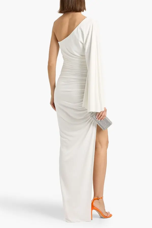 Ronny Kobo Kallista One-sleeve Gown