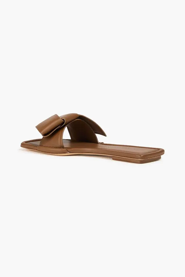 Acne Studios Knotted Leather Slides