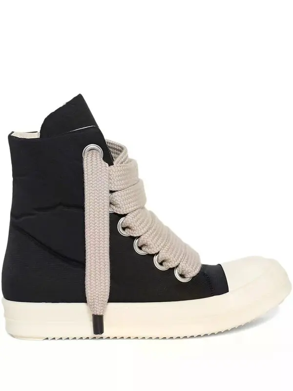 Rick Owens High-top Sneakers With Quilted Design - Black