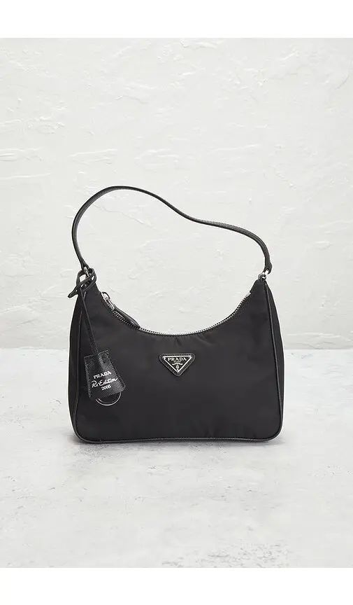 FWRD RENEW Prada Mini Re-edition 2000 Re-nylon Shoulder Bag