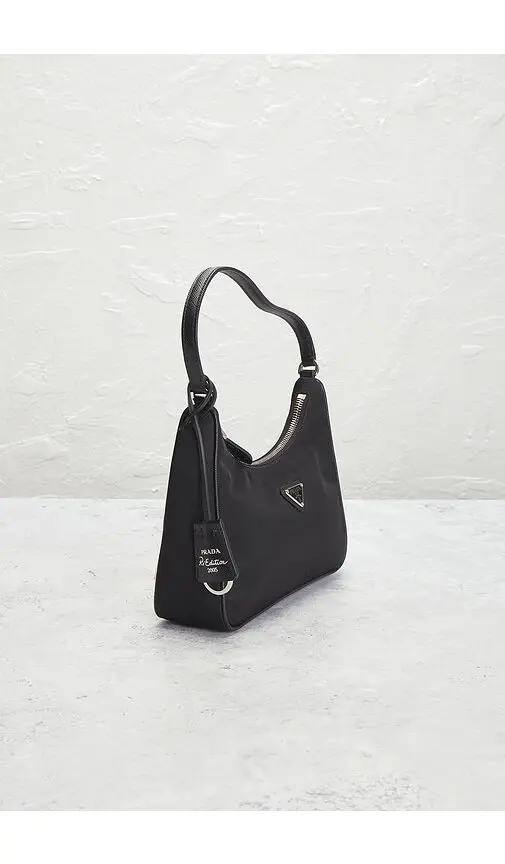 FWRD RENEW Prada Mini Re-edition 2000 Re-nylon Shoulder Bag