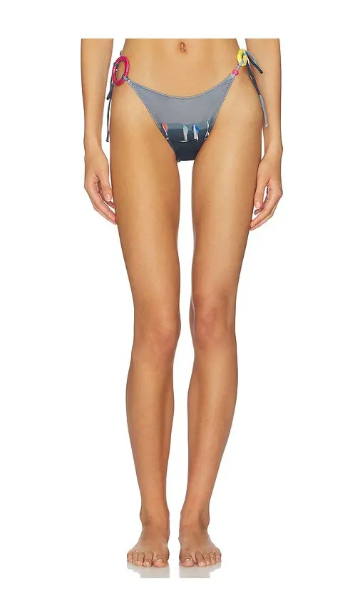 YELLOW THE LABEL X Vivi Charm Bikini Bottom - Sails