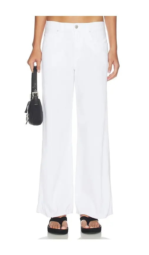 AMO Regina Wide Leg Jeans - White