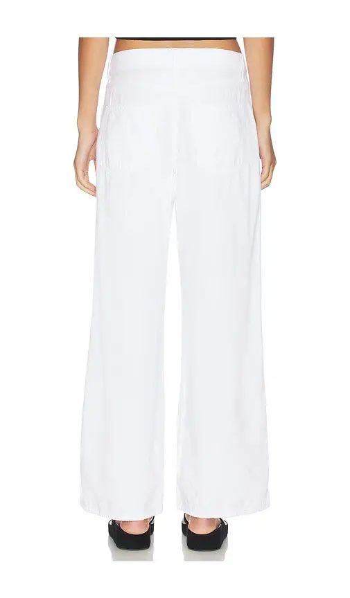 AMO Regina Wide Leg Jeans - White