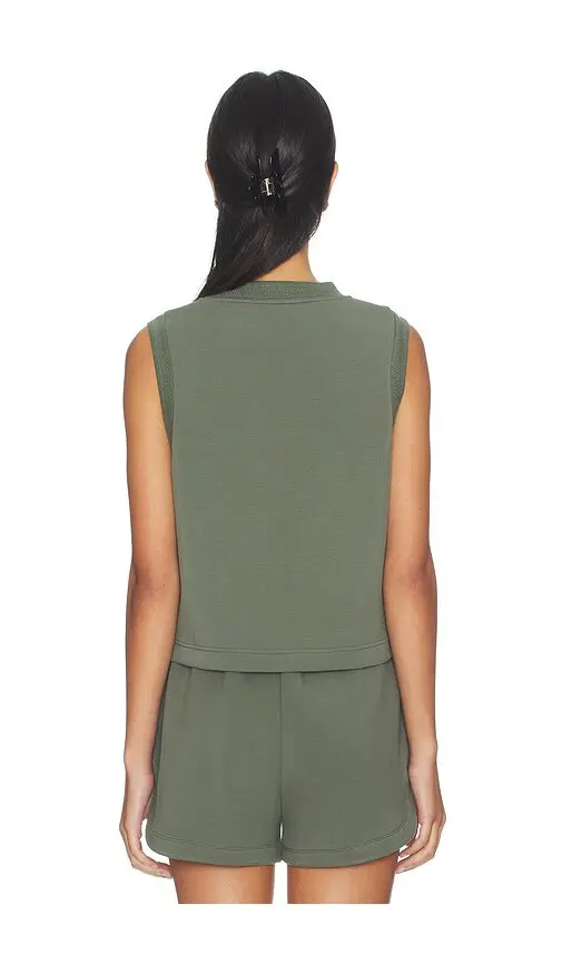 Varley Shea Crop Tank Top - Thyme