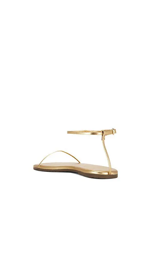 Tkees Twiggy Sandal In Metallic Gold