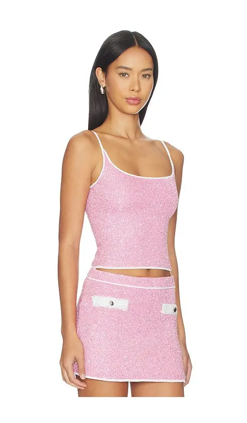 Retrofete Orphee Embellished Knit Top