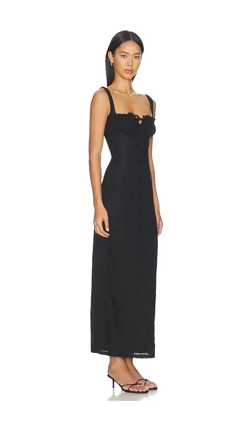 MORE TO COME Lainey Maxi Dress - Black
