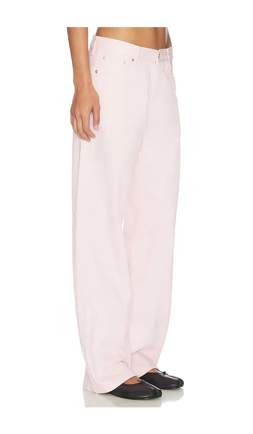 Still Here Everyday Wide Leg Jeans - Pink