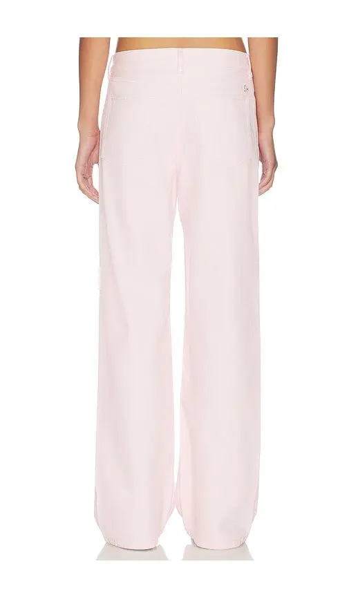 Still Here Everyday Wide Leg Jeans - Pink