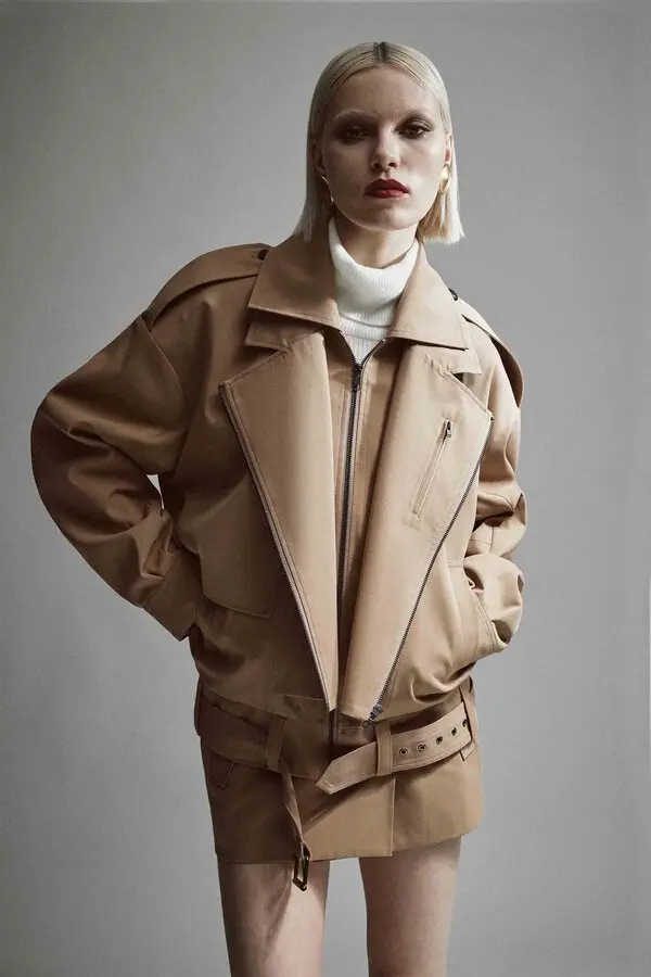 Bardot Kavi Oversized Belted Jacket