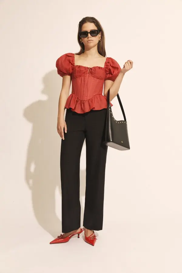 Bardot Balia Hipster Pant - Black