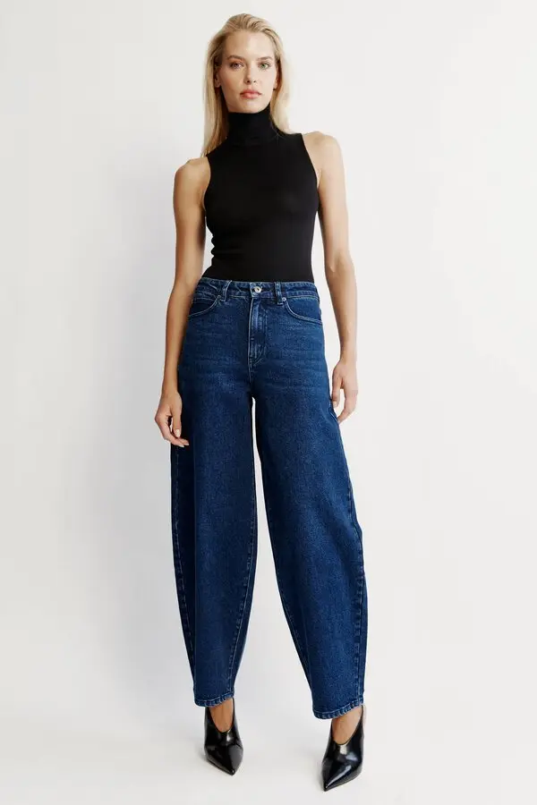 Bardot Roll Neck Racer Bodysuit