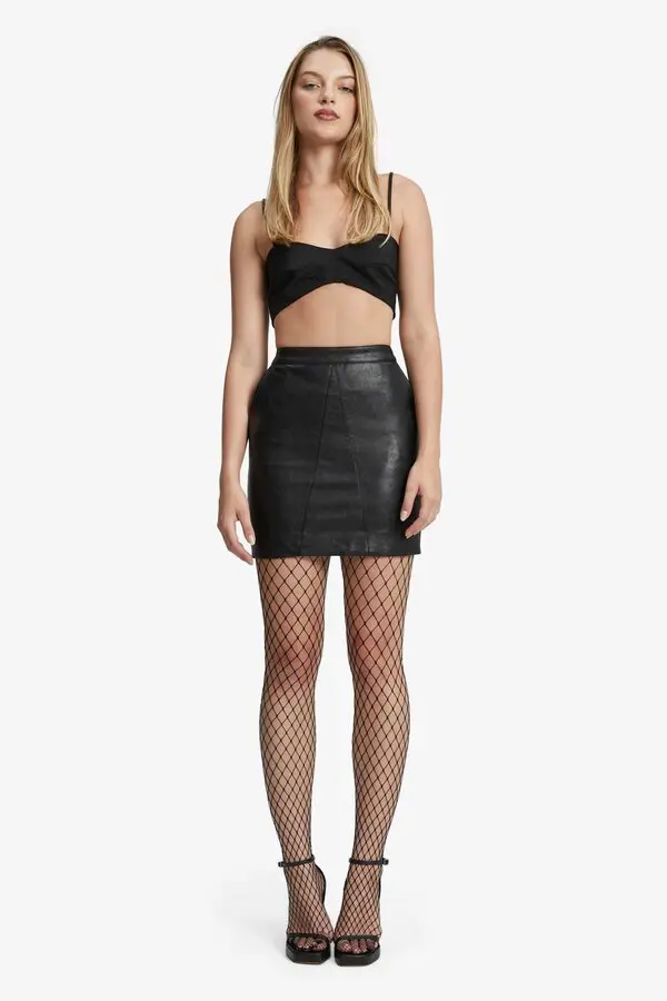 Bardot Fishnet Tights - Black