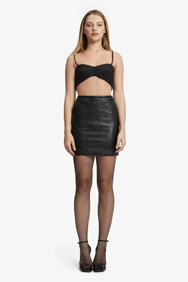 Bardot Diamante Tights - Black