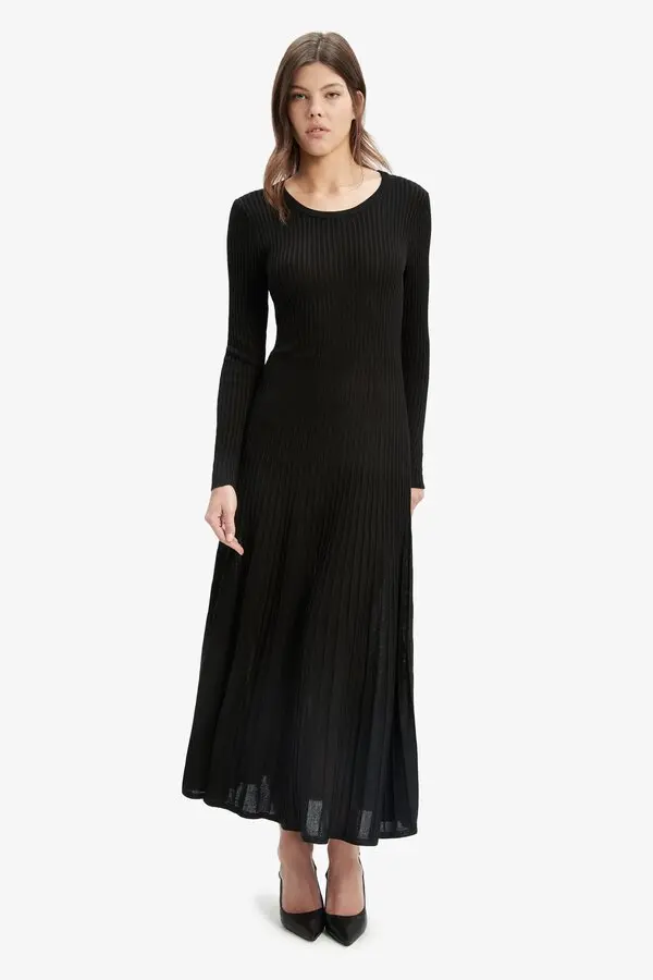 Bardot Rina Pleated Knit Dress