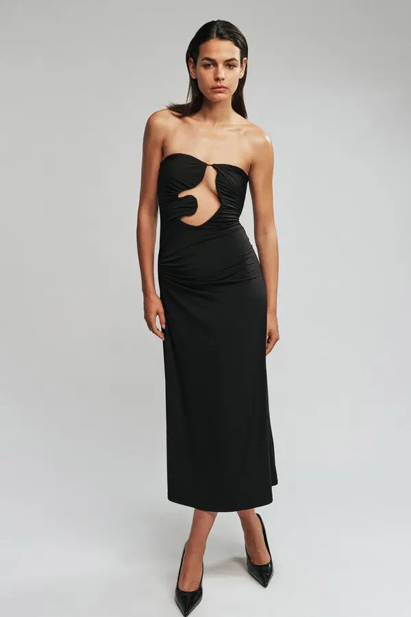 Bardot Alberta Midi Dress - Black
