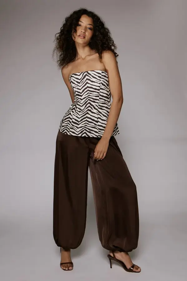 Bardot Helenia Longline Strapless Top