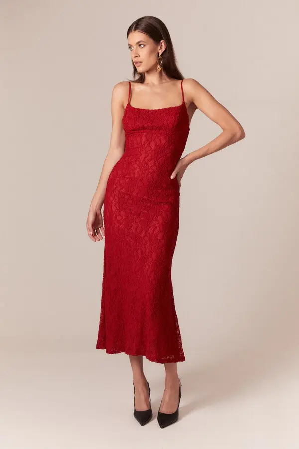 Bardot Ruby Lace Midi Dress