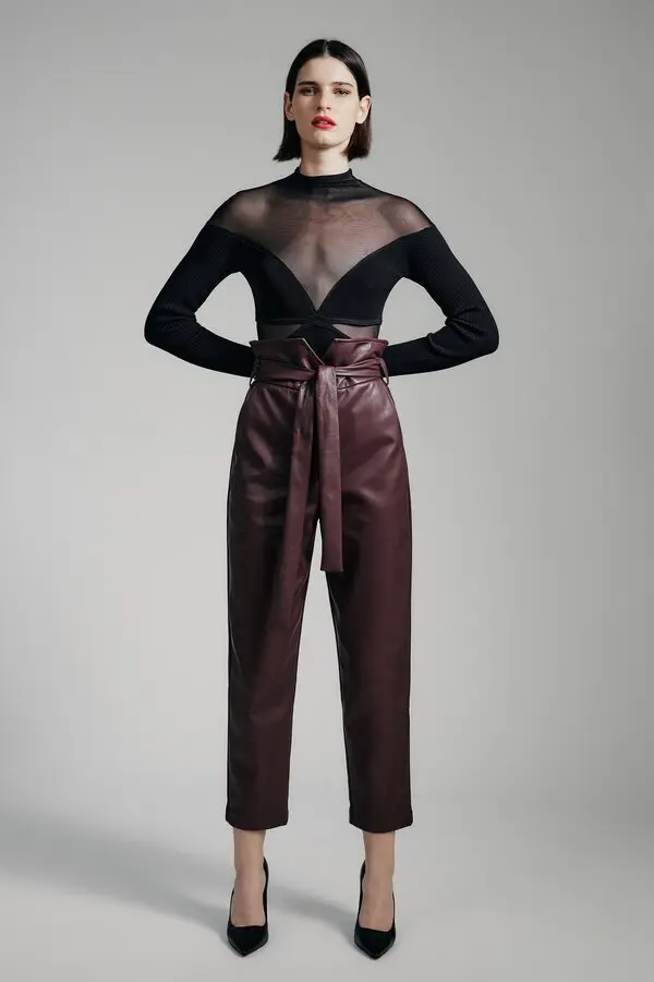 Bardot Debbie Vegan Leather Pant