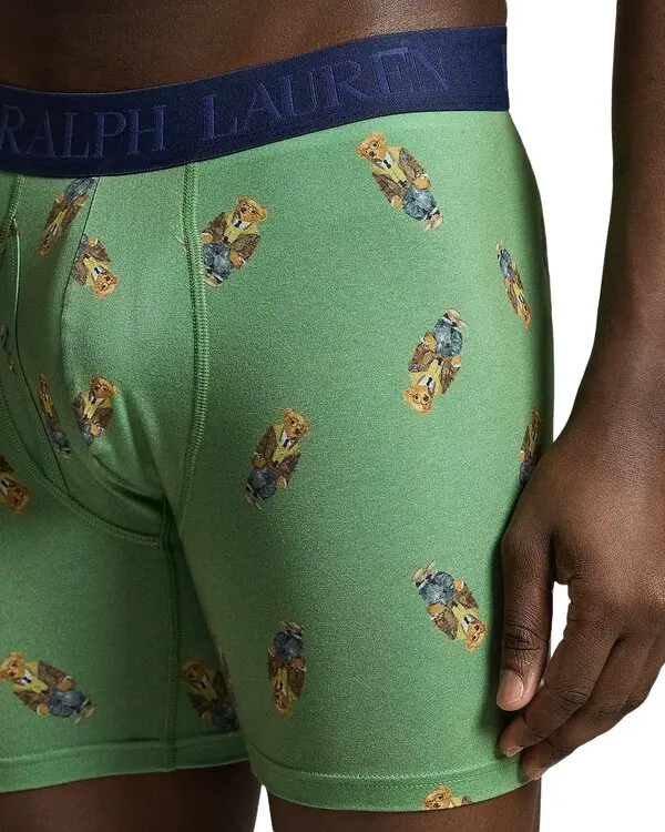 Polo Ralph Lauren Logo Bear Boxer Briefs, Pack Of 3 - Og-hvbear/