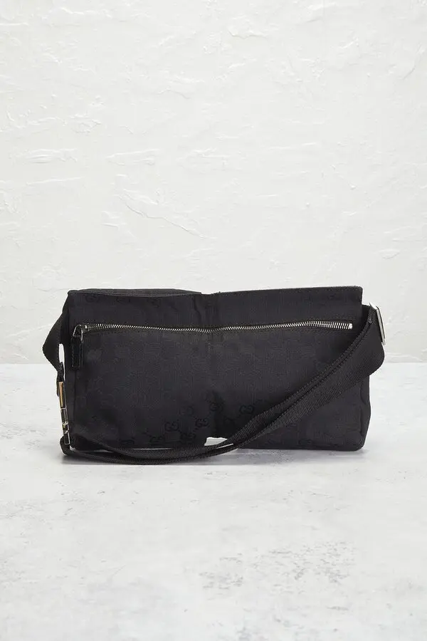 Gucci Gg Canvas Double Pocket Belt Bag