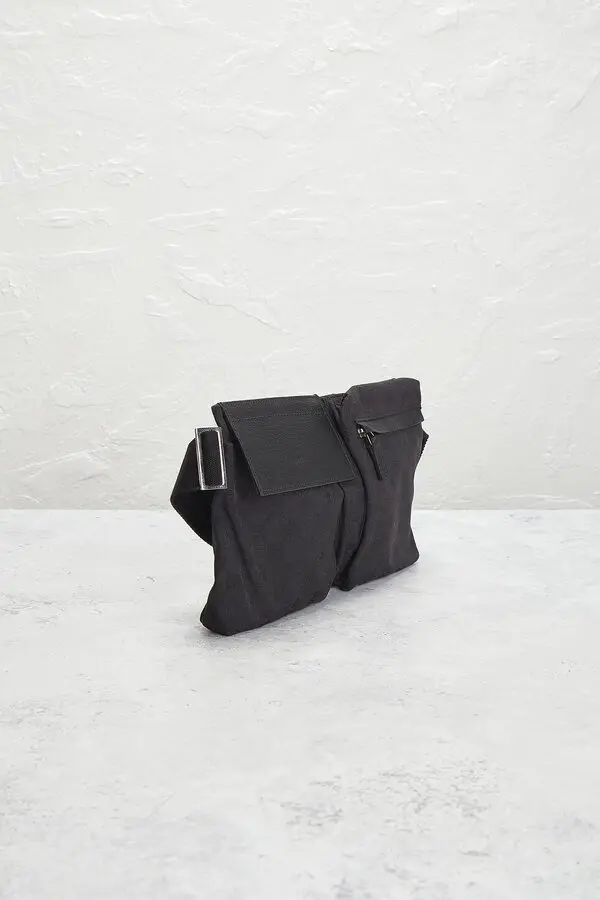 Gucci Gg Canvas Double Pocket Belt Bag