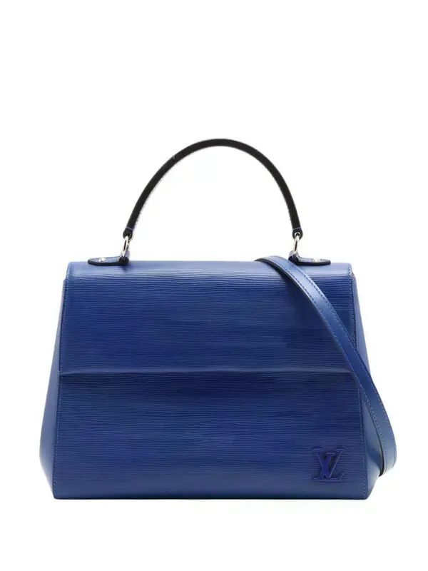 LOUIS VUITTON Epi Leather Cluny Mm Satchel - Blue