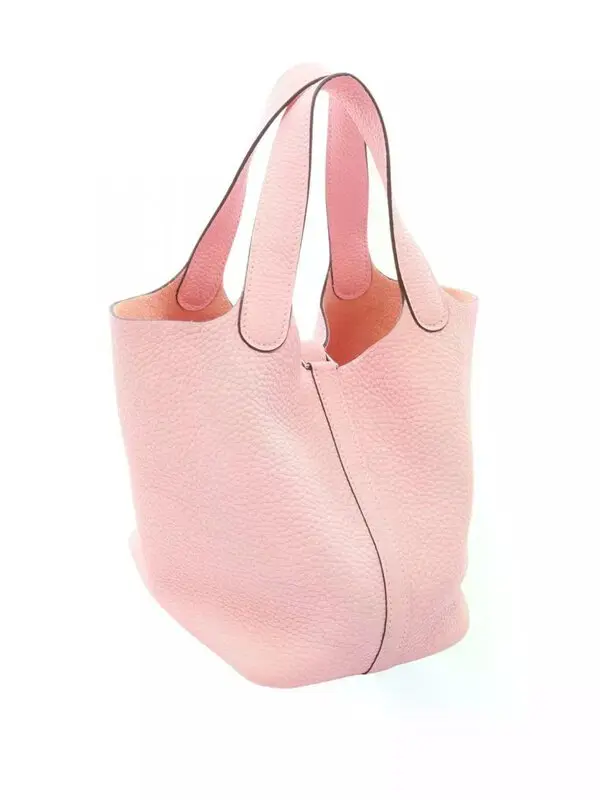 Hermès Clemence Picotin Lock 18 Handbag - Pink