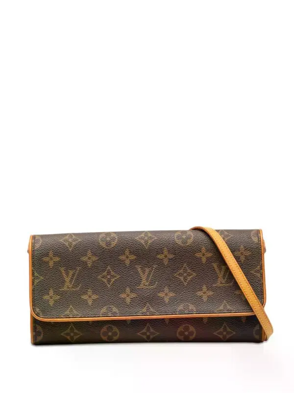 LOUIS VUITTON Monogram Pochette Twin Gm Crossbody Bag