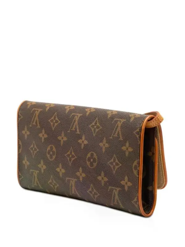 LOUIS VUITTON Monogram Pochette Twin Gm Crossbody Bag