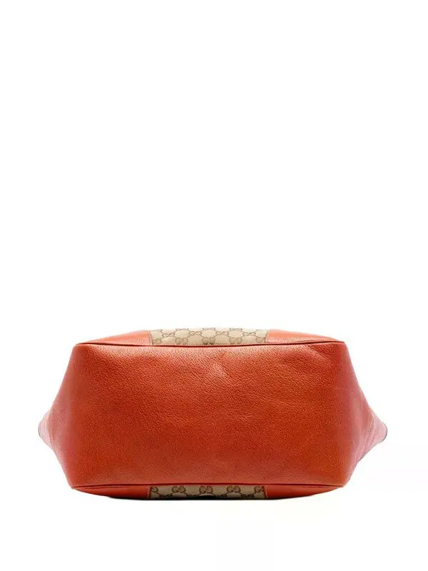 Gucci Gg Canvas Bree Tote Bag - Orange
