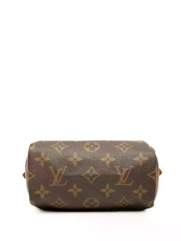 LOUIS VUITTON Monogram Mini Speedy Hl Satchel