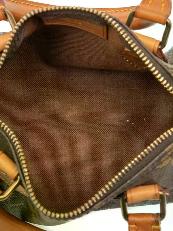LOUIS VUITTON Monogram Mini Speedy Hl Satchel