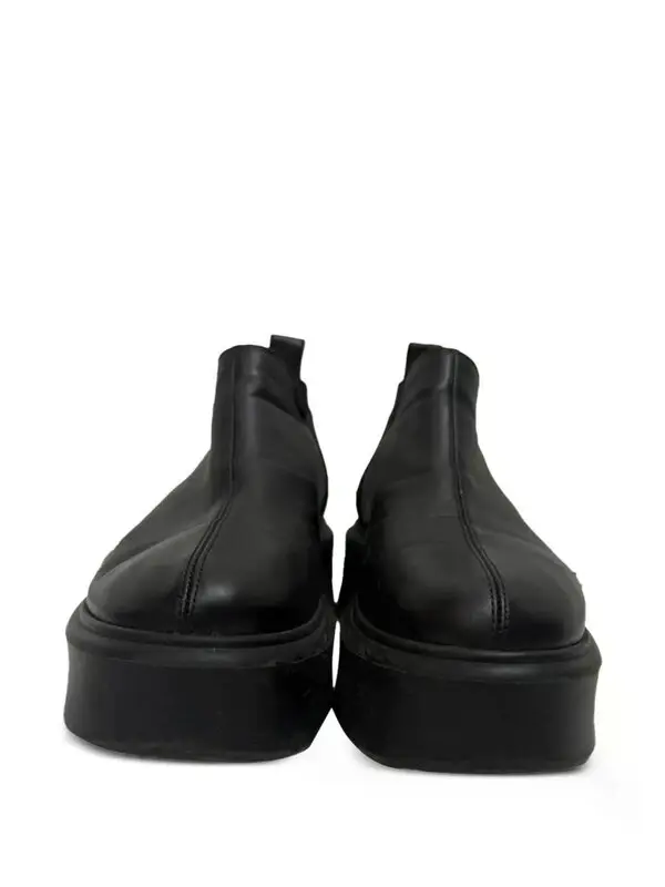 THE ROW Robin Flatform Ankle Boots