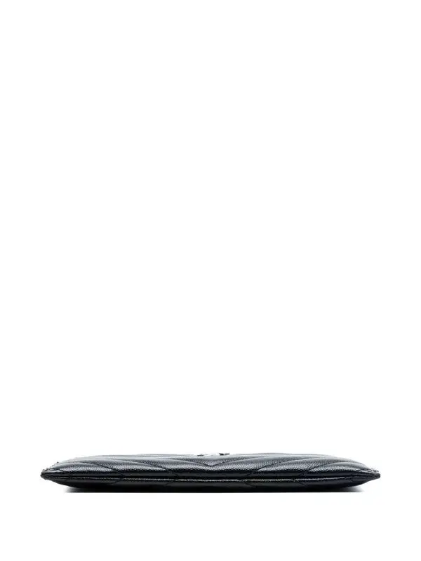 Saint Laurent Monogram Quilted Pouch Clutch