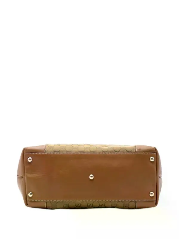 Gucci Gg Canvas Tote Bag - Brown