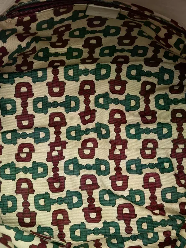 Gucci Monogrammed Leather Tote Bag