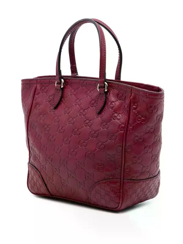 Gucci Small Ssima Bree Satchel - Red