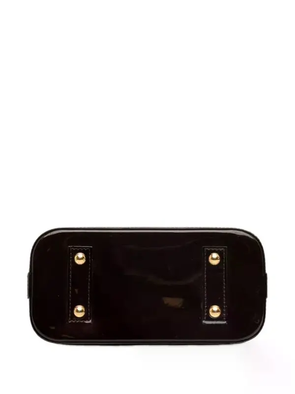 LOUIS VUITTON Monogram Vernis Alma Bb Satchel - Purple
