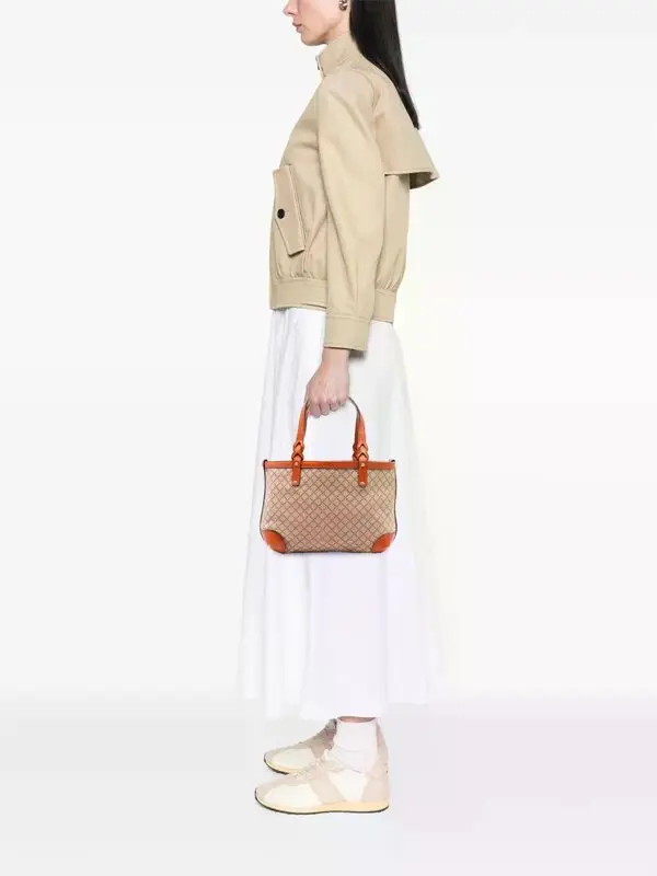 Gucci Diamante Canvas Craft Tote Bag
