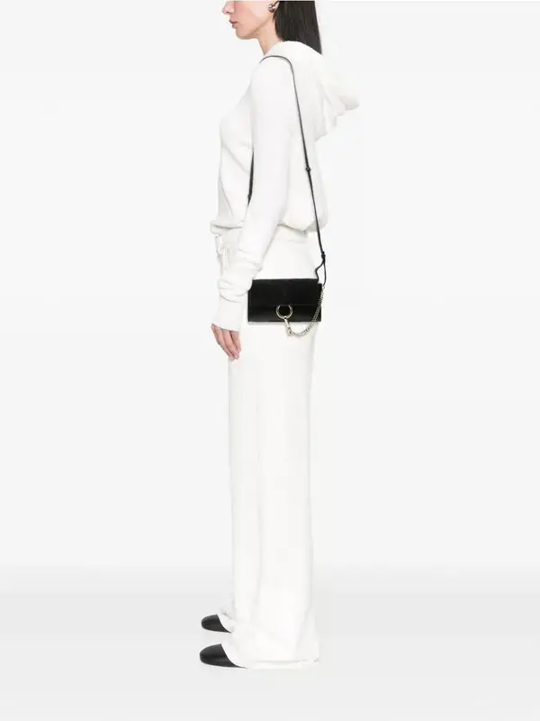 Chloé Mini Faye Chain Crossbody Bag - Black