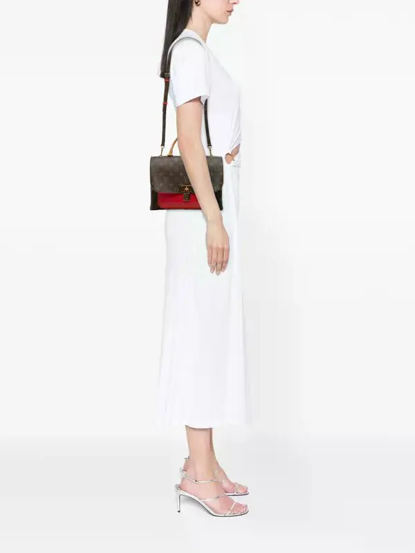 LOUIS VUITTON 2017 Monogram Marignan Satchel - Brown