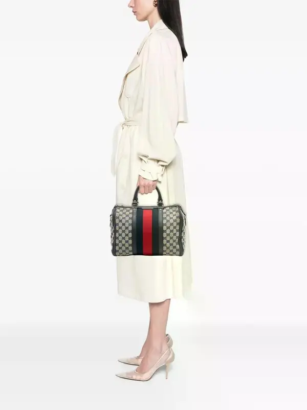 Gucci Gg Canvas Web Joy Boston Bag Satchel
