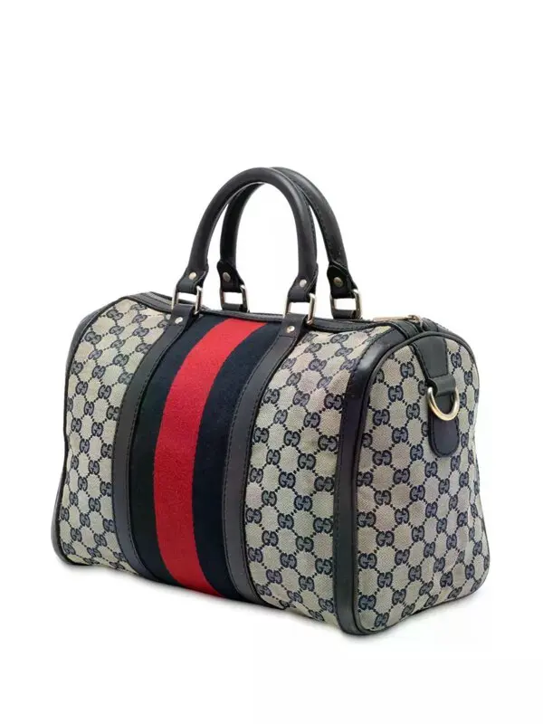 Gucci Gg Canvas Web Joy Boston Bag Satchel