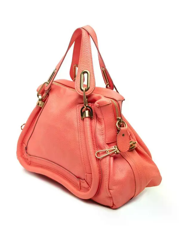 Chloé 2013 Medium Leather Paraty Satchel - Orange