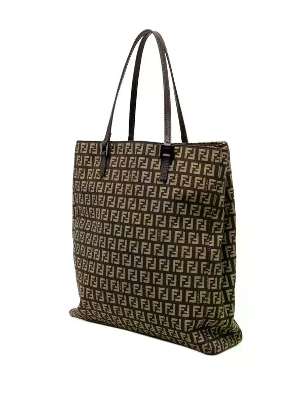 Fendi Zucchino Canvas Tote Bag
